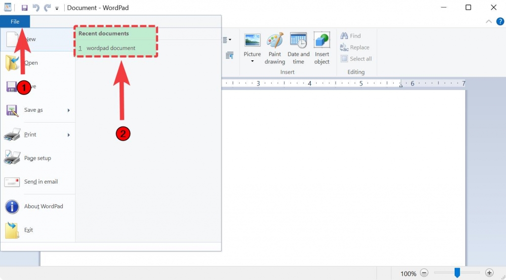 How To Recover A Deleted Unsaved WordPad Document Windows how-to-recover-a-deleted-unsaved-wordpad-document-windows