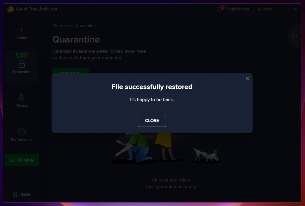How to Recover Files Deleted by Avast and Put into Virus Chest